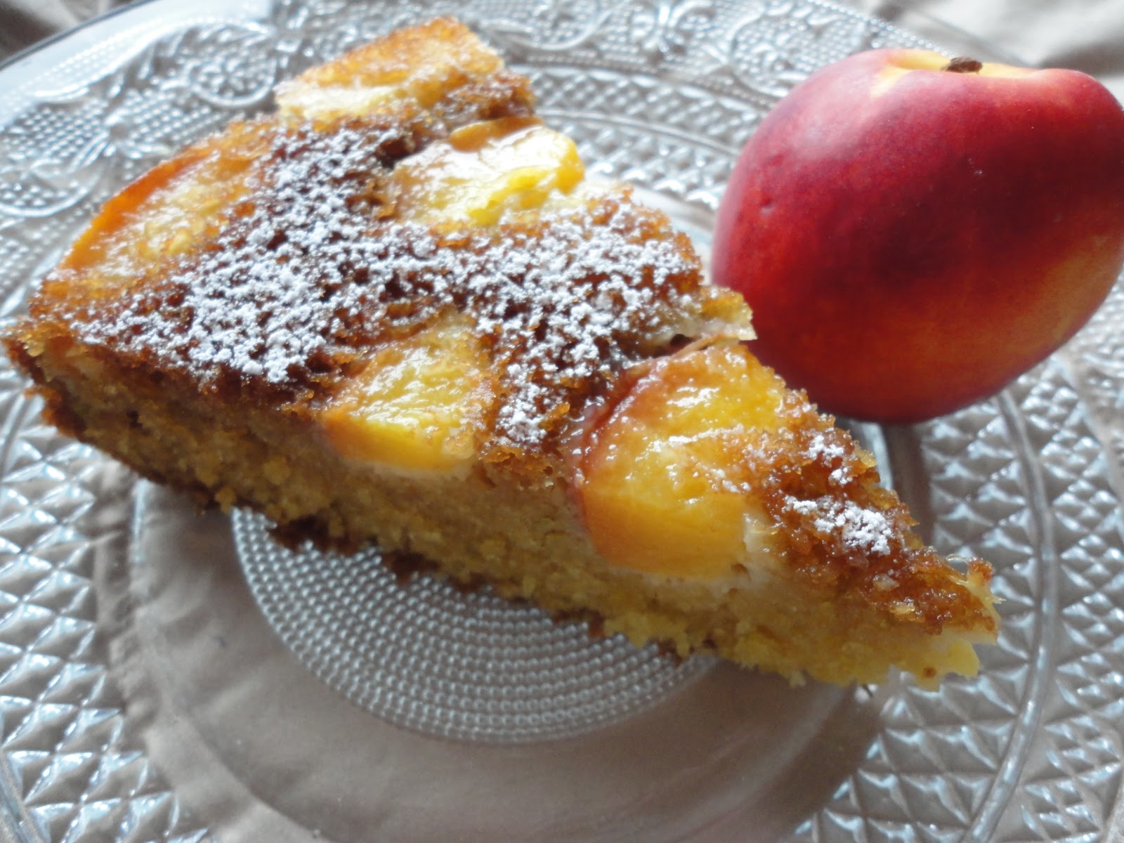 Babaduck: Summery Nectarine and Lime Cake
