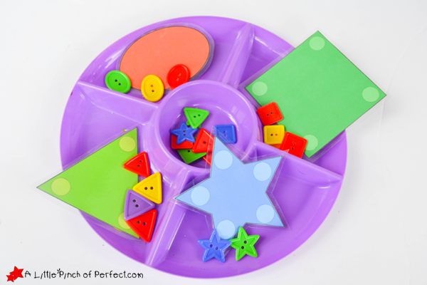 Sorting Shapes Activity for Kids - A Little Pinch of Perfect