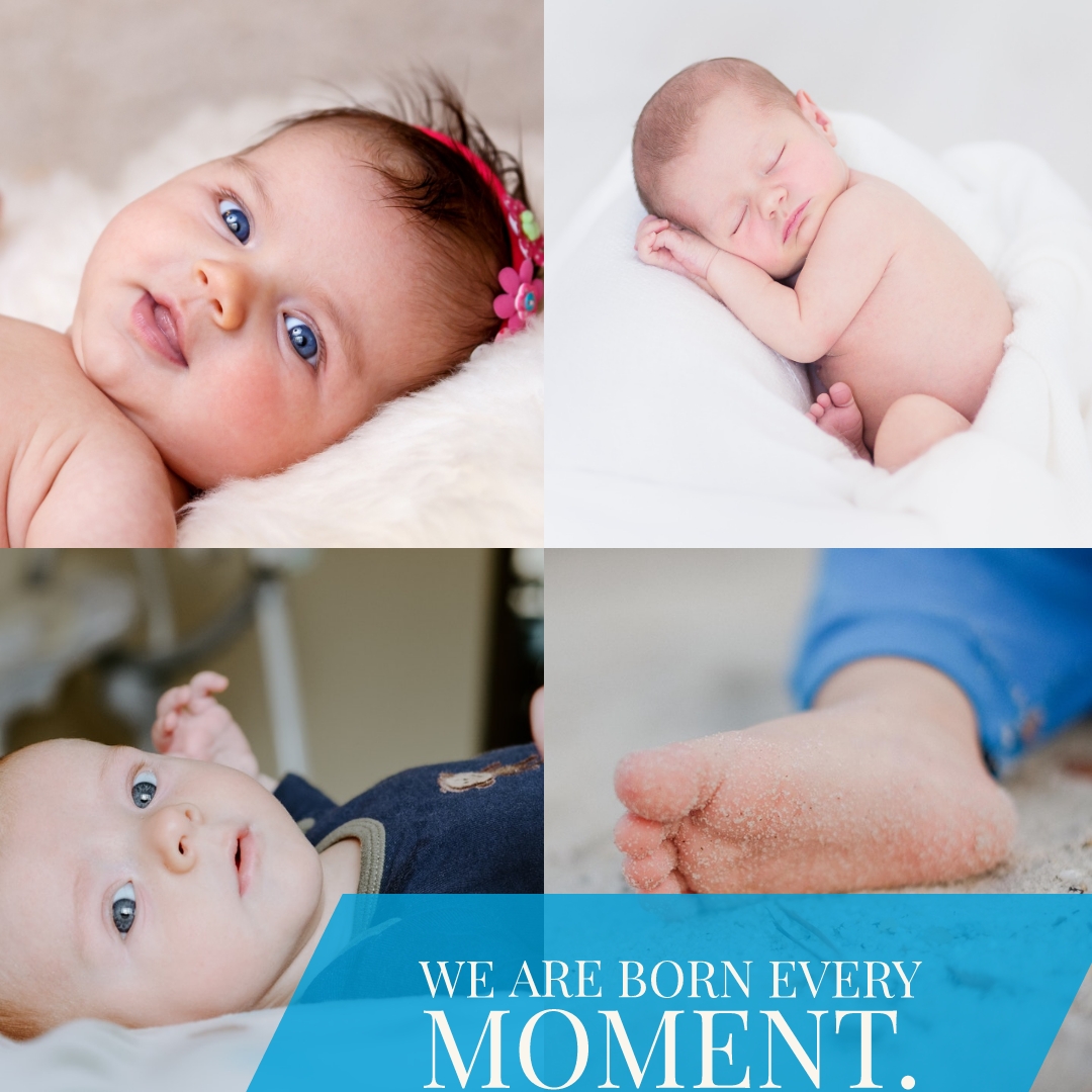 Happy birth moment..