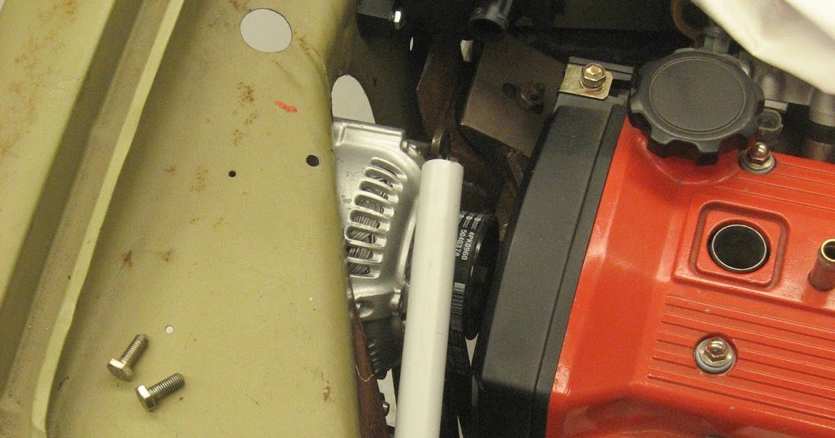 Alternator cooling duct