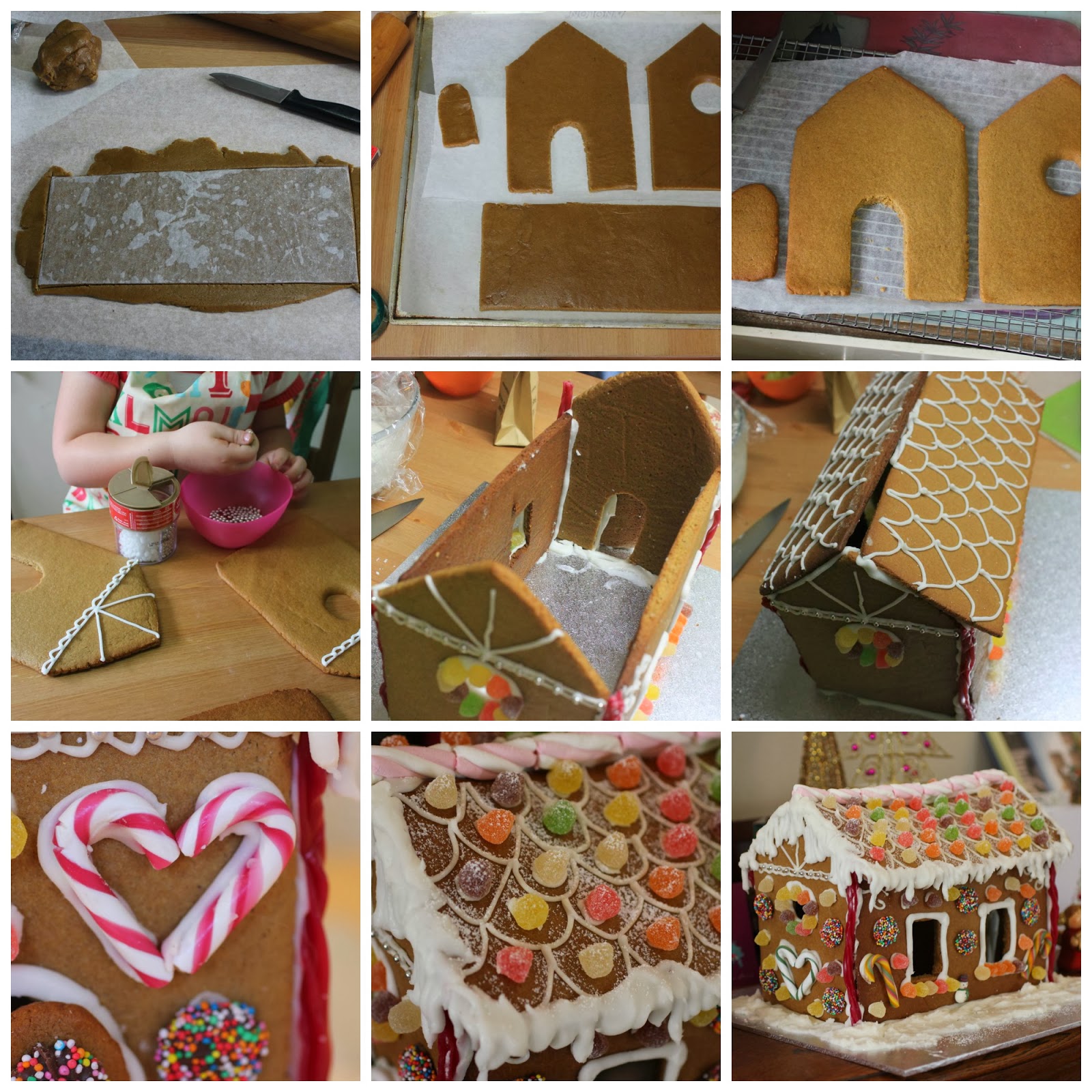 Green Gourmet Giraffe: How to make a gingerbread house