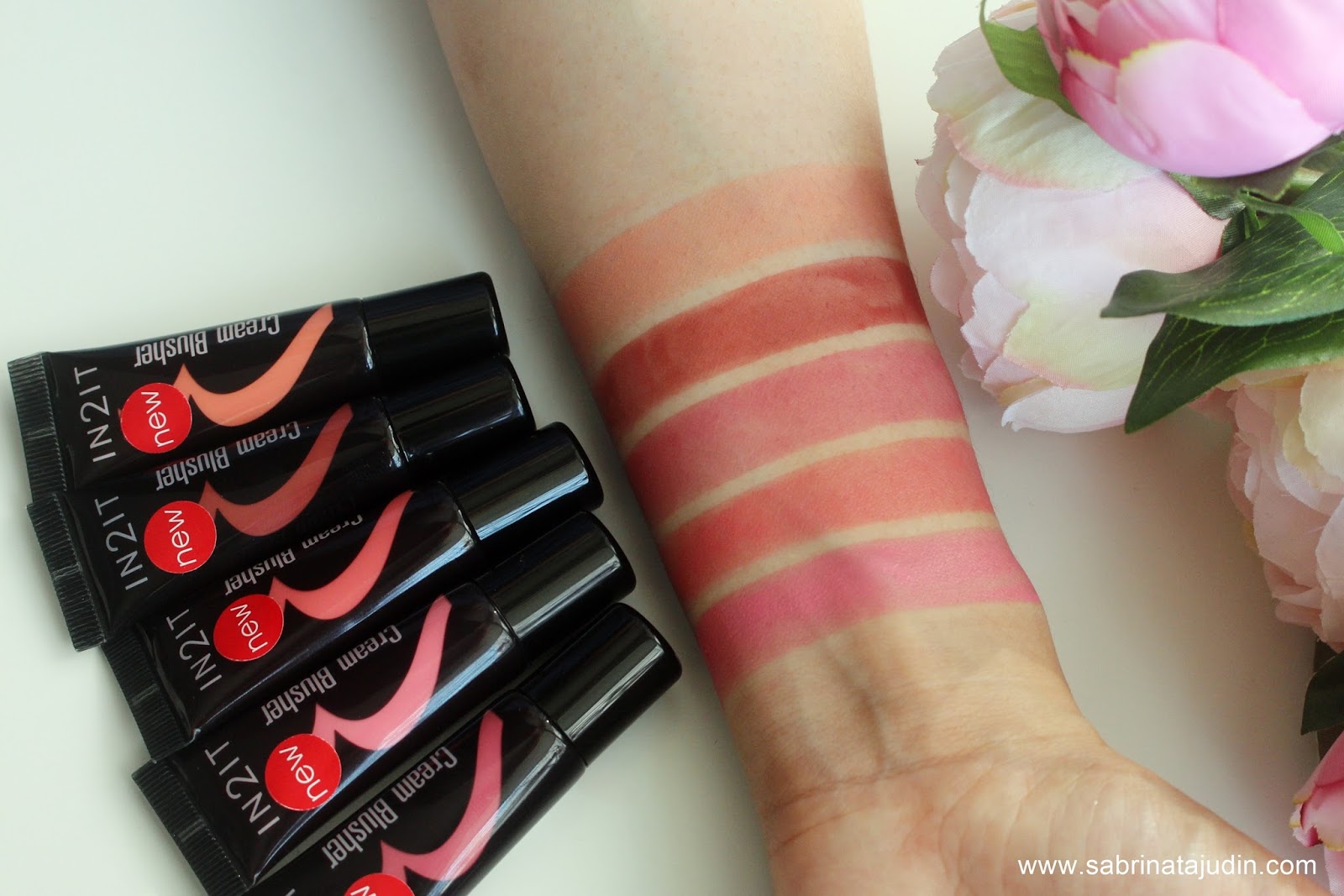 IN2IT Cream Blusher Swatch & Review | Sabrina Tajudin | Malaysia Beauty ...