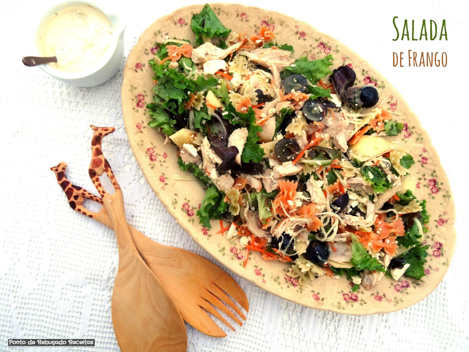 Ponto de Rebuçado Receitas: Salada de frango