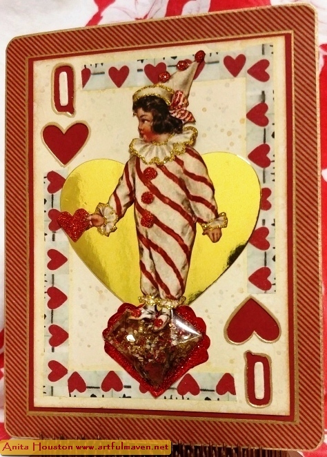 The Artful Maven: Clowning Around Valentine Playing Cards