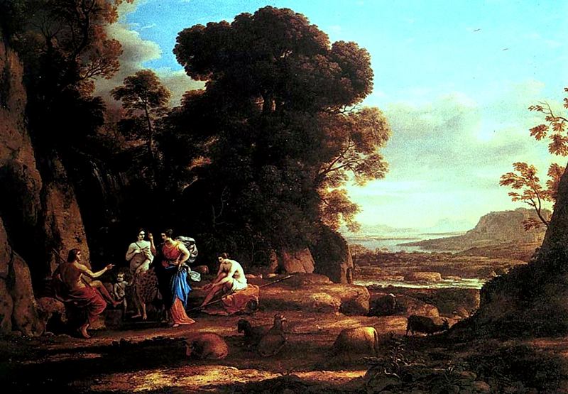 Claude Lorrain (Claudio de Lorena), obras, pinturas, cuadros