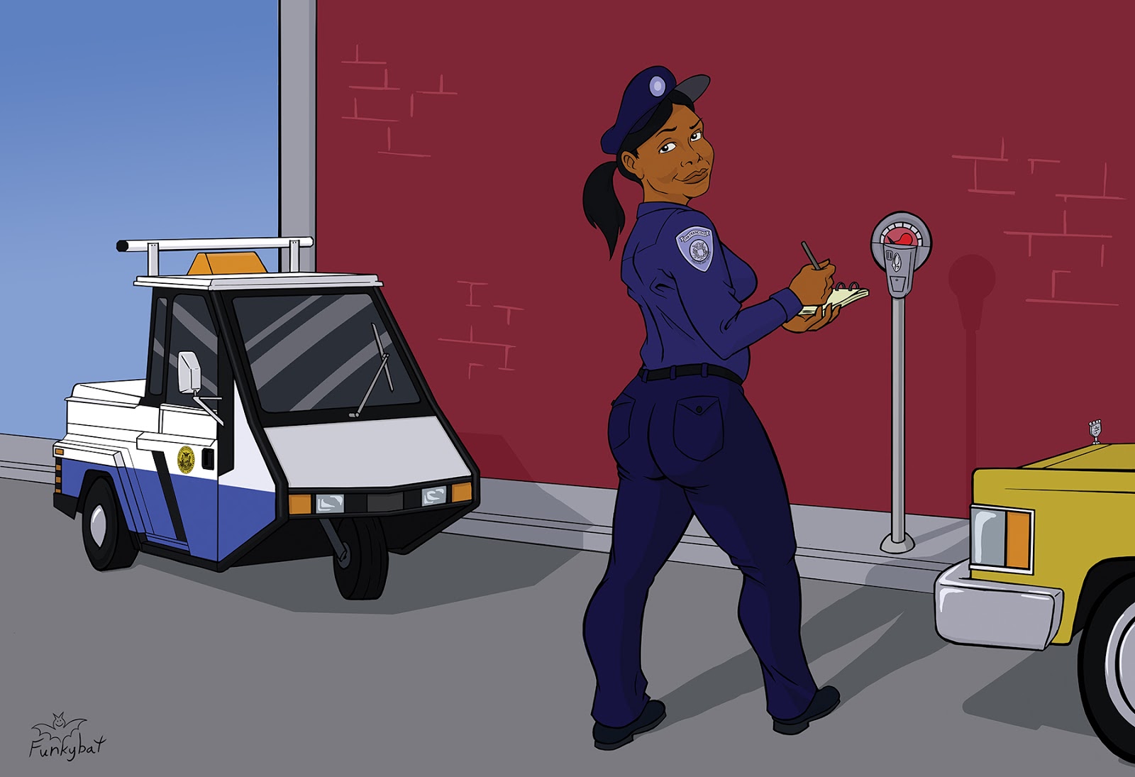 Funkyblog - Kevin Wood's Animation Art Blog: Meet Lovely Rita, Meter Maid!