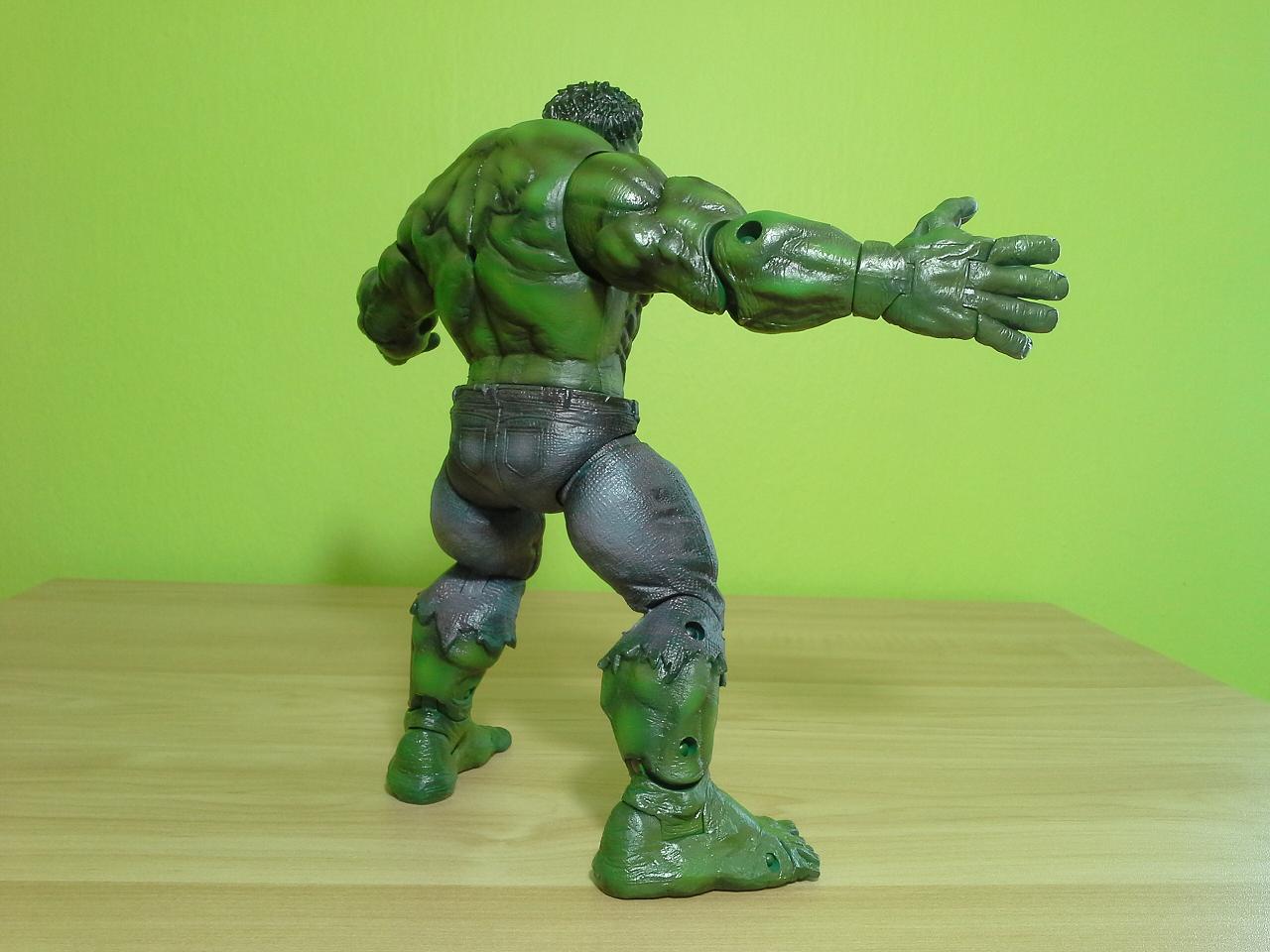 JUST Custom Toy: Repainted Marvel Legends FACE-OFF Hulk (Open Mouth)