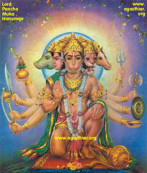 Mantra Power: Panchamukha Hanuman Sthothram