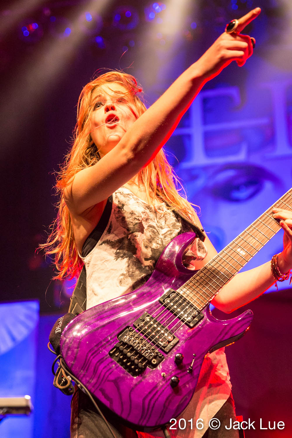 Merel Bechtold: Delain @ City National Grove of Anaheim 2016 Jack Lue ...