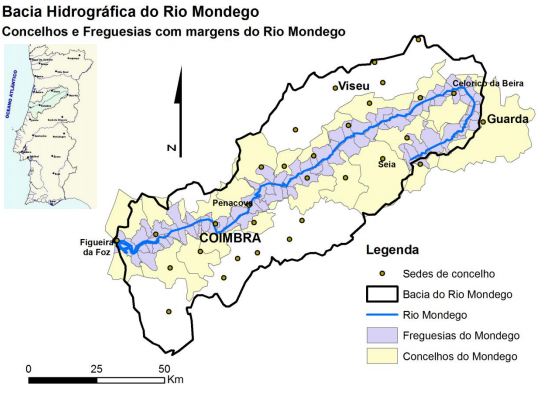 A GESTÃO DAS BACIAS HIDROGRÁFICAS E AMBIENTES FLUVIAIS DO RIO MONDEGO ...