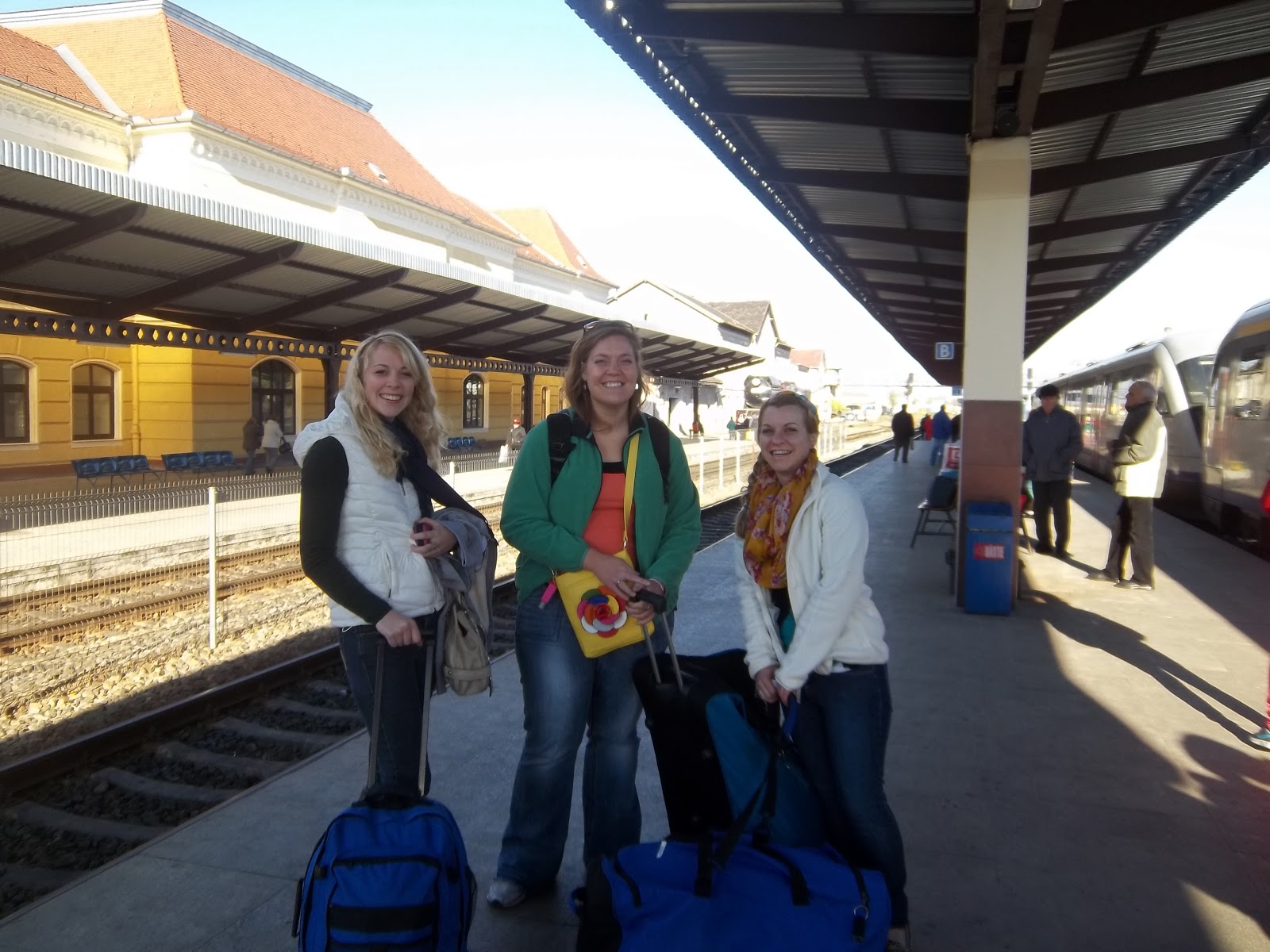 Ali in Romania: Train Rides and Romanian Friends...