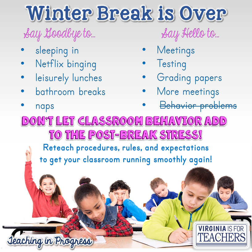 Goodbye Winter Break, Hello Reteaching... | Virginia is for Teachers