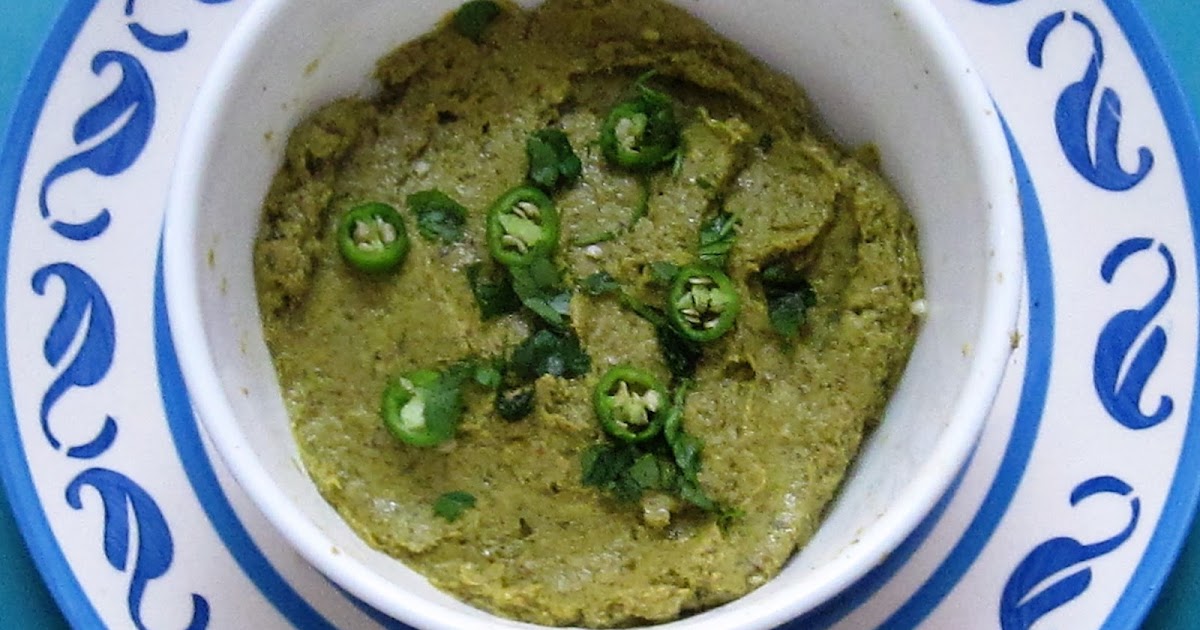 Sita's Ruchulu: Chintakaya (fresh) pacchadi (Raw Tamarind Chutney)