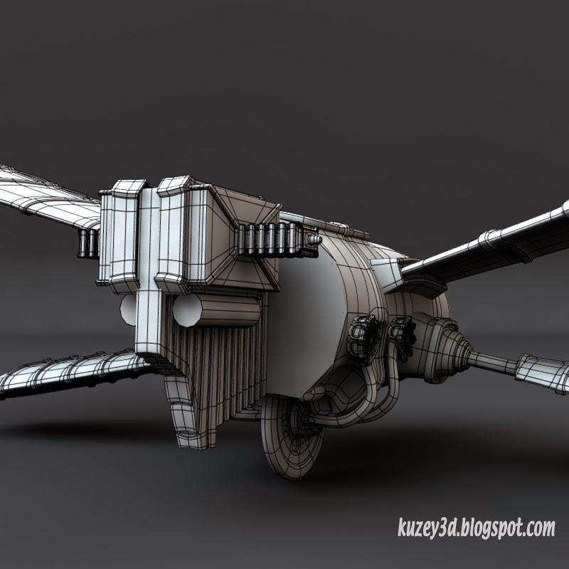 Butteridge's Flying Machine: Wip2