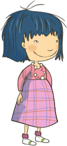 Cartoon Characters: Stella and Sam (PNG's)