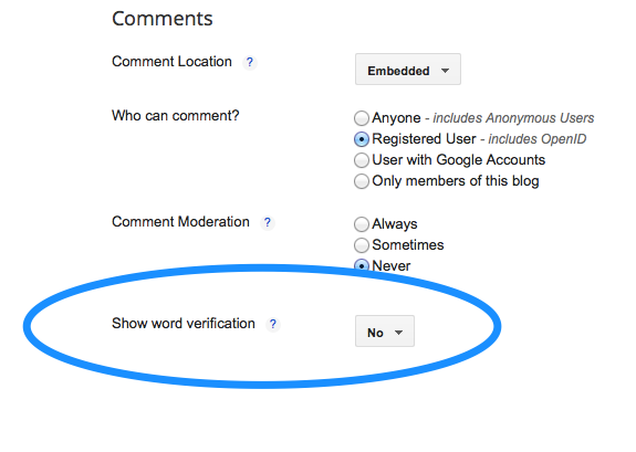 Literacy Loving Gals: Tech Tip: How to Turn Off Word Verification on ...