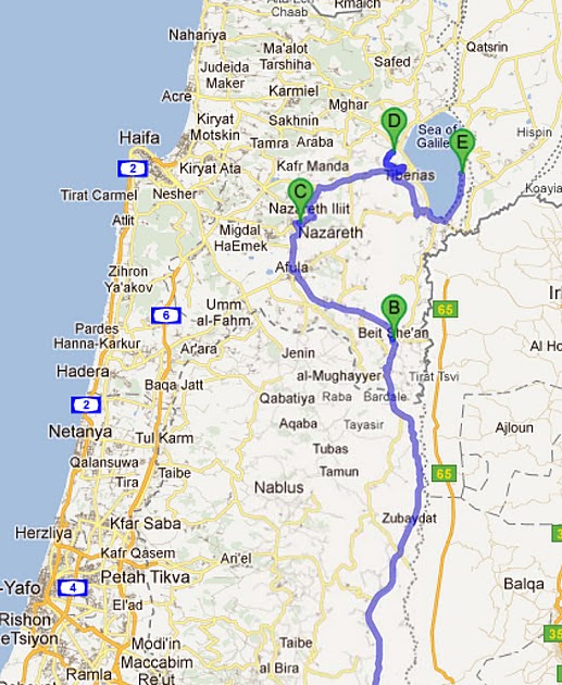 Huntsmans in the Holy Land: Beth She'an, Nazareth, and Arbel