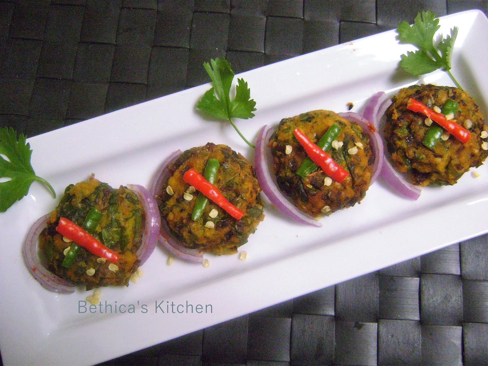 Bethica's Kitchen Flavours: Thankuni Pata Bora (Centella Leaves ...