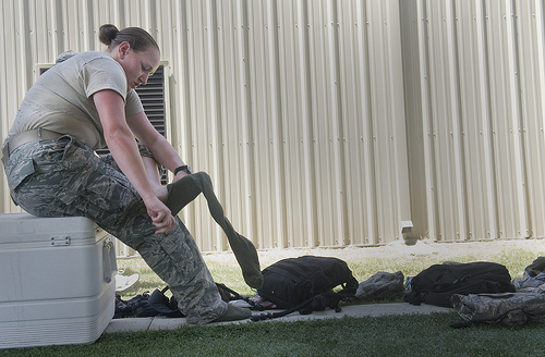 Female Soldier Feet: army girls