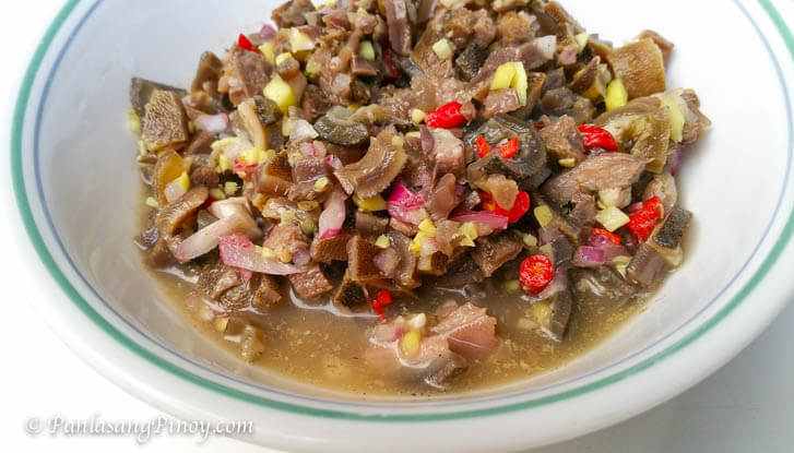 A Positive Life: Kilawing Kambing Recipe (Chopped Goatskin Kilawin)