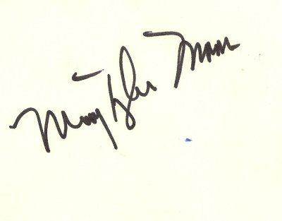 Rob The Autograph Geek: Mary Tyler Moore
