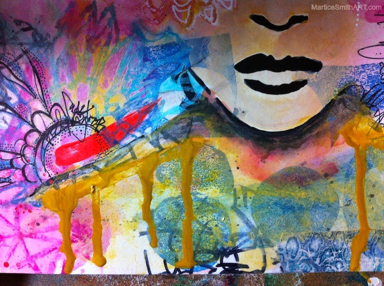 StencilGirl Talk: Multi-Layer Art Journal Page with StencilGirl Guest ...