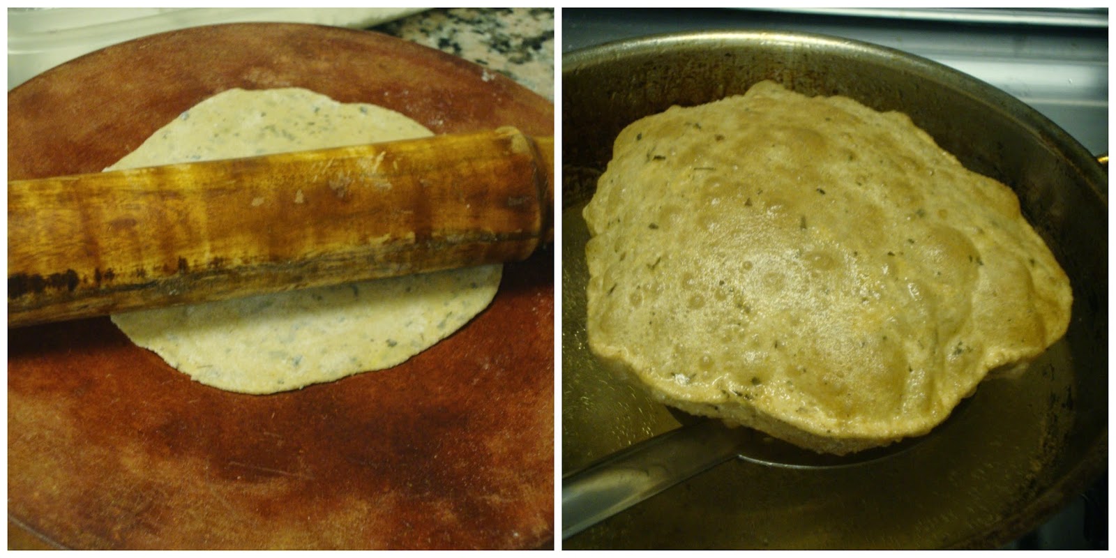 Poornima's Cook Book: Methi Poori / Puri (using Kasuri Methi leaves ...