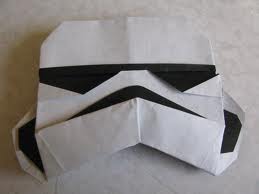 Extremegami: How to make a origami Stormtrooper Finger Puppet