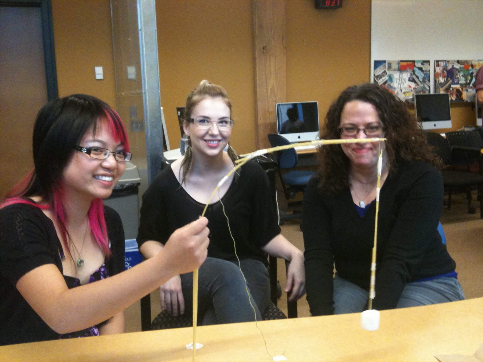 Kenton's Infotainment Scan: Ad majors tower over the Marshmallow Challenge