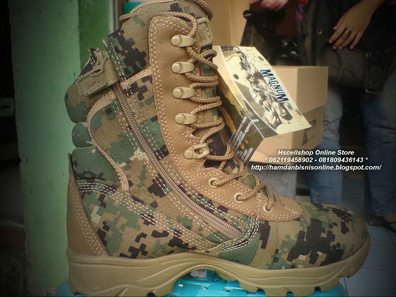 Sepatu PDL Magnum Digital Green KODE SPT 09 | hscellshop
