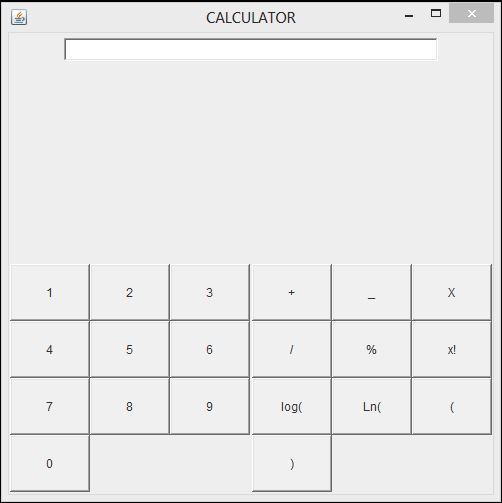 Creating a Calculator panel using AWT in Java Creating a Calculator panel using AWT in Java