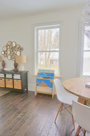 "Making Montessori Ours": Montessori Puzzle Map Storage Idea