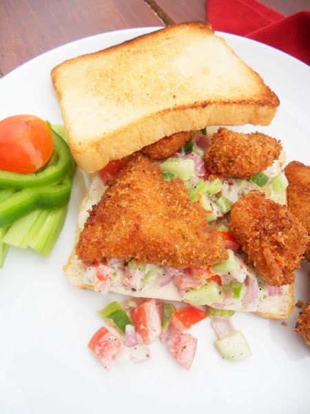 Chicken Fillet Meal Sandwich....step by step.