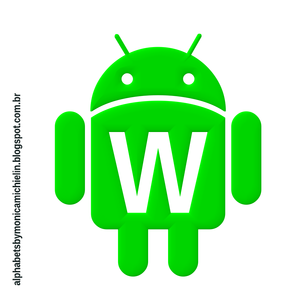 M. Michielin Alphabets: #ANDROID ALPHABET