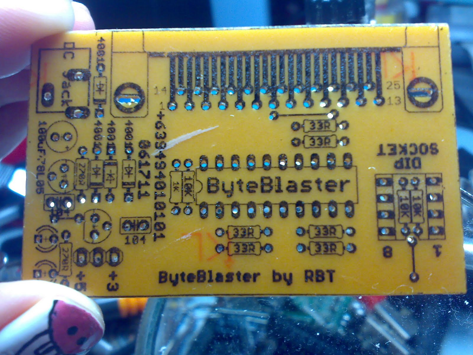RBT's Tech Depot: ByteBlaster SPI (EN25T80) Programmer