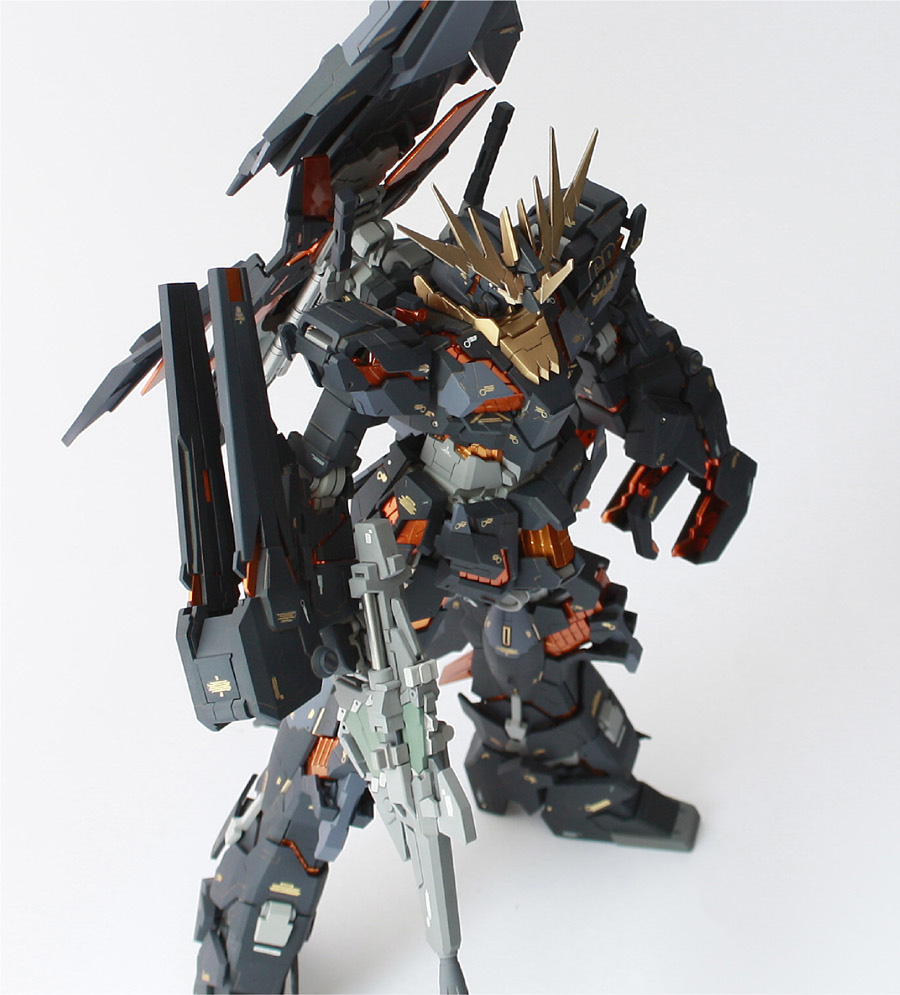 GUNDAM GUY: MG 1/100 Unicorn Gundam 02 Banshee + Full Armor + Armed ...