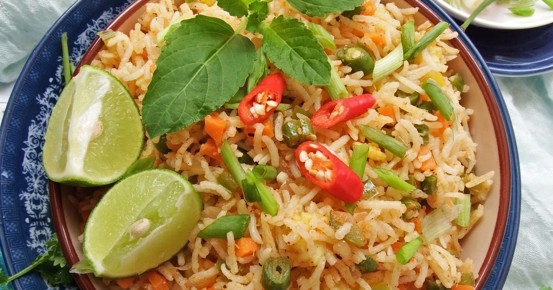 Thai Red Curry Flavored Veg Fried Rice