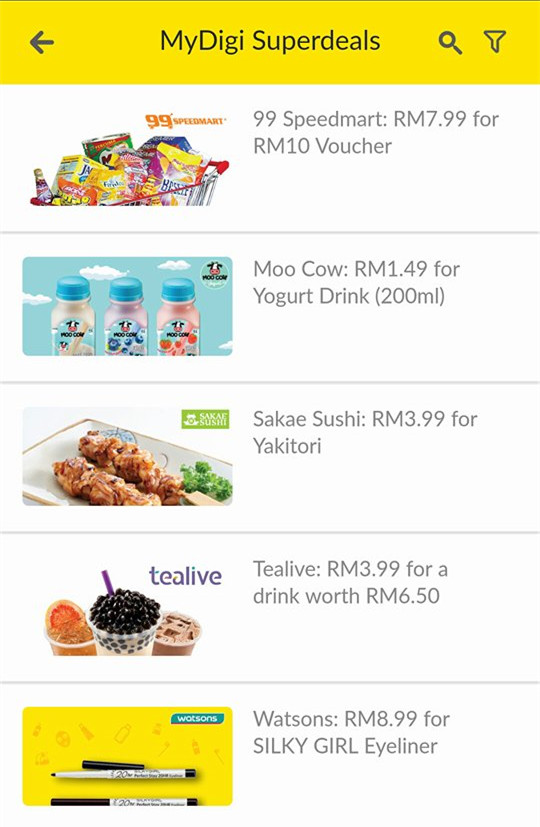 MyDigi 8月份特别优惠