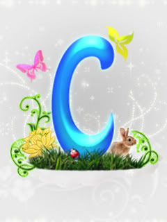 Hinh nen thu phap chu cach dieu - Chu C | Hình nền