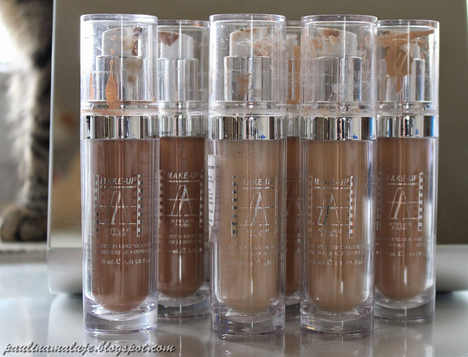 Paulina Maluje: Wodoodporne podkłady Make-up Atelier Paris - recenzja i ...