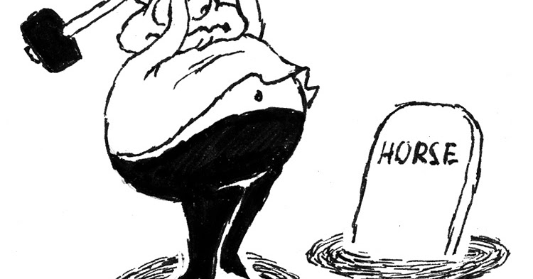 My Cartoon Sandbox: Beating a Dead Horse