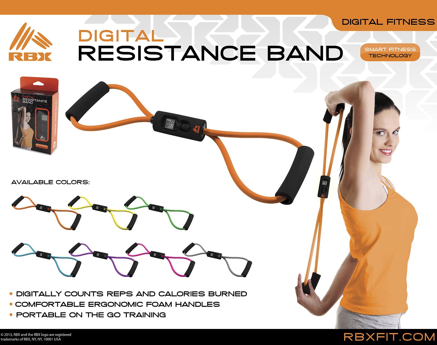 Oma Loves U!: RBX Fitness Digital Resistance Band #Rbx
