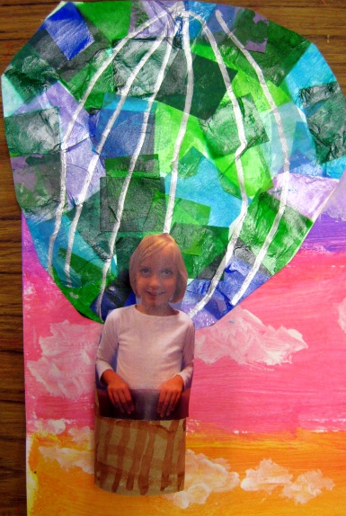 Cassie Stephens: In the Art Room: Hot Air Balloons Over Paris