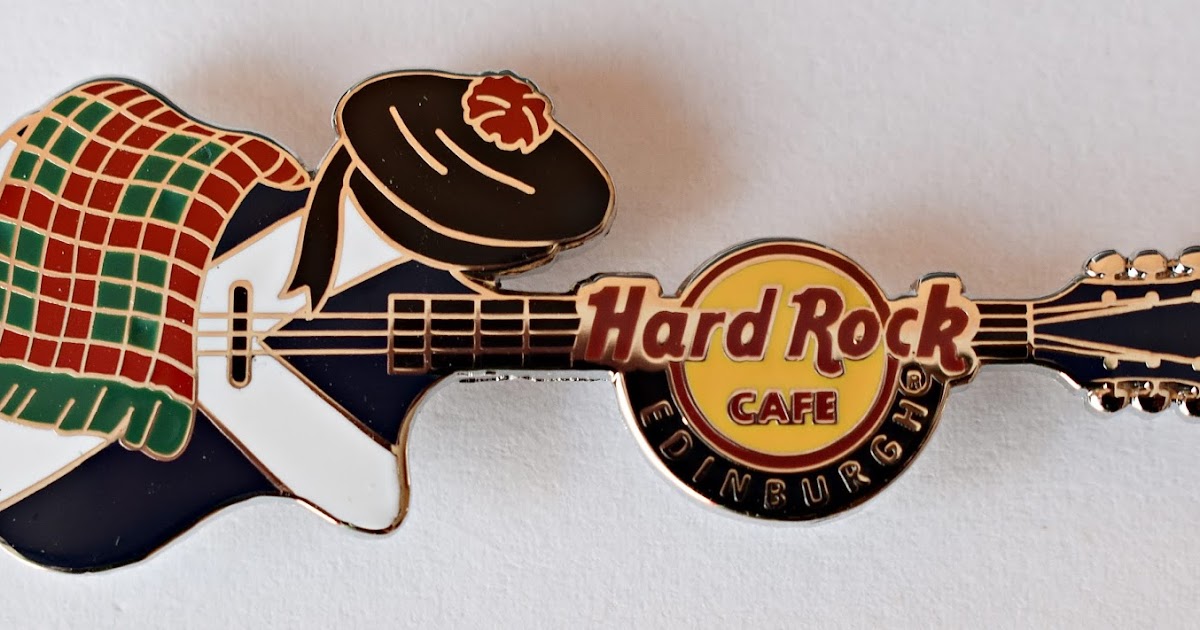 Hard Rock Cafe (HRC) Pins, Guitar Pins and Caps: Edinburgh