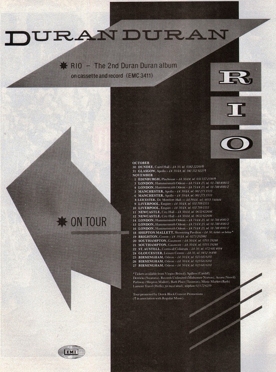 Top Of The Pop Culture 80s: Duran Duran - Rio Album - 1982