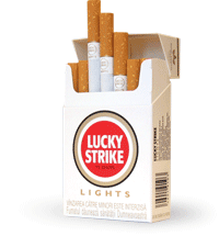 Tobacco Packets: Lucky Strike Lights Box