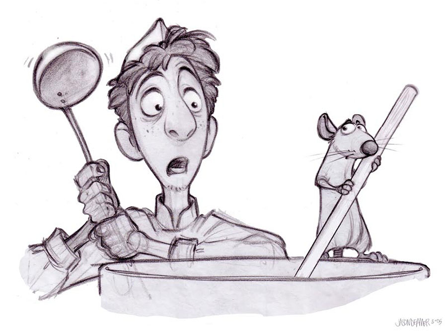 Living Lines Library: Ratatouille (2007) - Concept Art