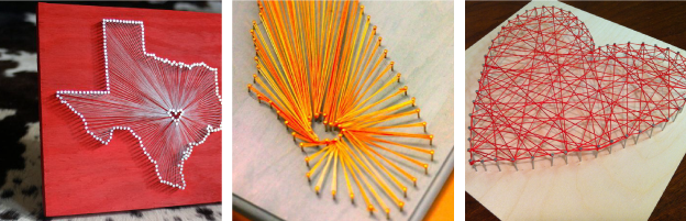 Kellembell: Nail & Yarn Artwork