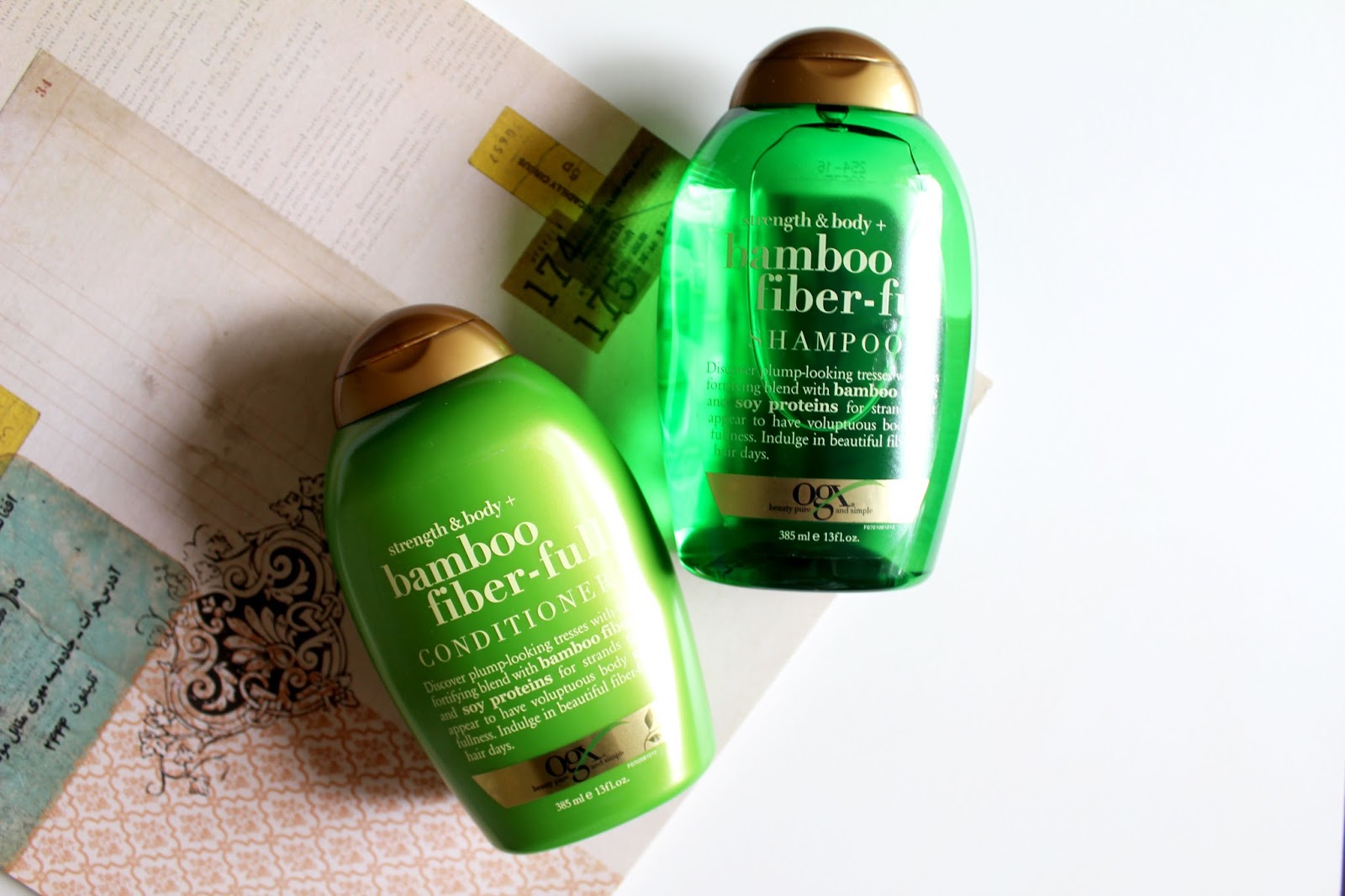 Review: OGX Bamboo Fiber-Full Shampoo and Conditioner