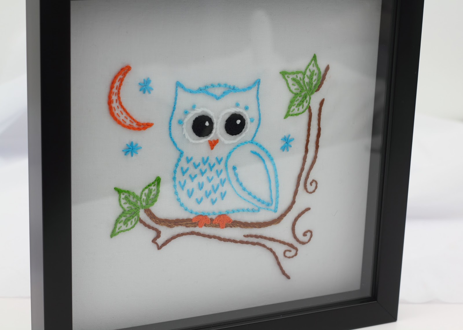 big B: Owl Embroidery Pattern